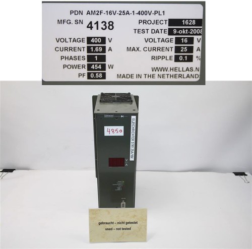 Hellas Rectifier 5TR1 25A, 16V PDN AM2F-16V-25A-1-400V-PL1 | eBay