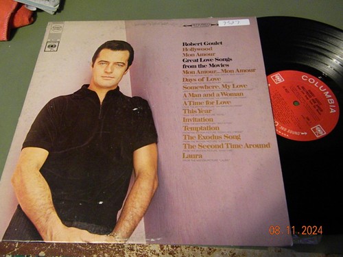 Robert Goulet "Hollywood Mon Amour" LP (1967) Columbia CS 9527 | eBay