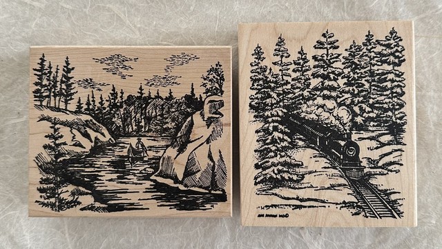 1916 Railroad Rubber Stamp