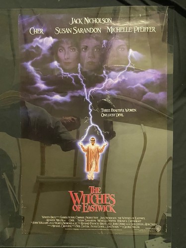 MOVIE POSTER: Witches Of Eastwick One Sheet Movie Poster Cher Jack ...