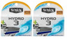 Schick Hydro 3 Refill Razor Blades for Men, 4 Cartridges | eBay