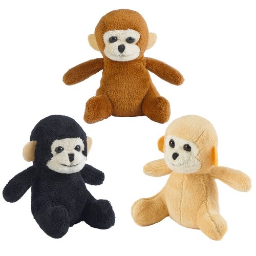 LIVING NATURE MONKEY MINI BUDDIES - AN05MY SOFT CUDDLY PLUSH TOY 10CM ...