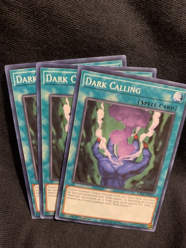 Yugioh! x3 Dark Calling LDS3-EN035 Common 1st Ed 3x Yu-gi-oh! TCG SET ...