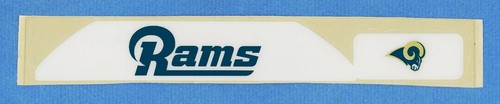 NOS St. Louis Rams Throwback Team Name Bumper Decals Riddell VSR4 ...