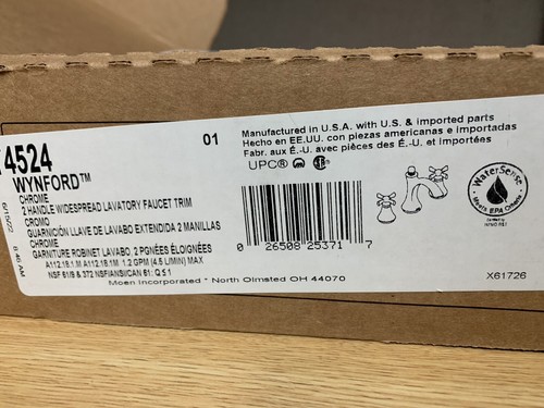 Moen T4524 Wynford Two-handle Widespread High-arc Bathroom Faucet ...