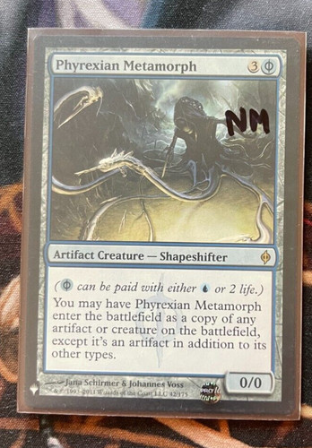 MTG Phyrexian Metamorph Mystery Booster - New Phyrexia 042/175 Regular ...