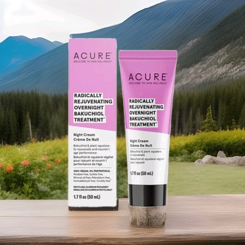 Acure Radically Rejuvenating Overnight Bakuchiol Treatment 1.7 fl oz ...
