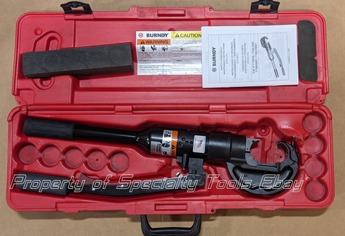 Burndy Y750HSXT Hydraulic manual operated crimper 12 TON crimping crimp ...