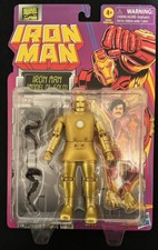Marvel Legends Iron Man: Retro Collection Iron Man (Model 01 - Gold)