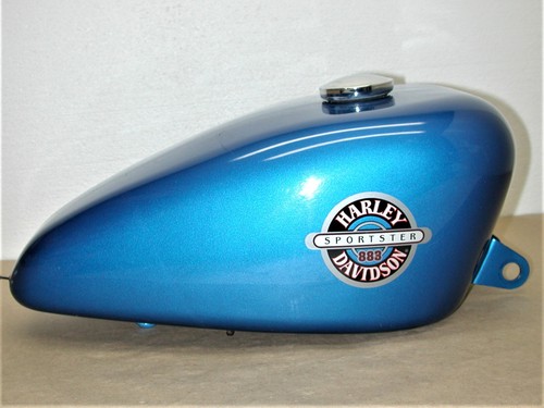 HARLEY DAVIDSON Sportster XL883 OEM 3.3 Gallon Carburetor Fuel Gas Tank ...