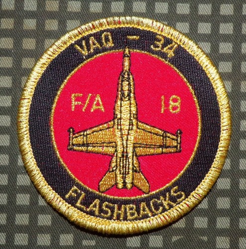USMC VAQ-34 Tactical Electronic Warfare Squadron Flashbacks Patch | eBay