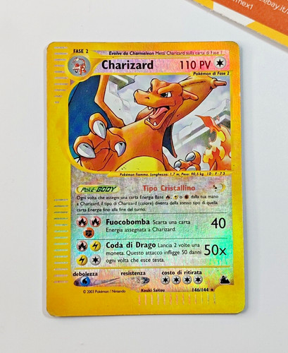 Pokemon Charizard 146/144 Skyridge Italiano Reverse Holo | eBay