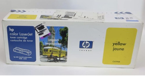 HP C4194A Yellow Toner Cartridge Color LaserJet 4500 and 4550 Sealed | eBay