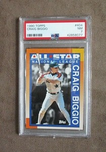 Craig Biggio Professional Sports Authenticator (PSA) Baseball Sports ...