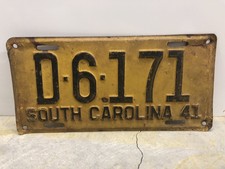 Collectible South Carolina License Plates for sale | eBay