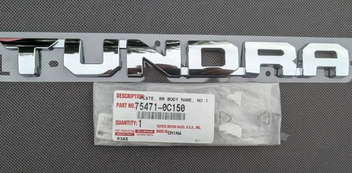 Toyota Tundra Emblem #754710C150 | eBay