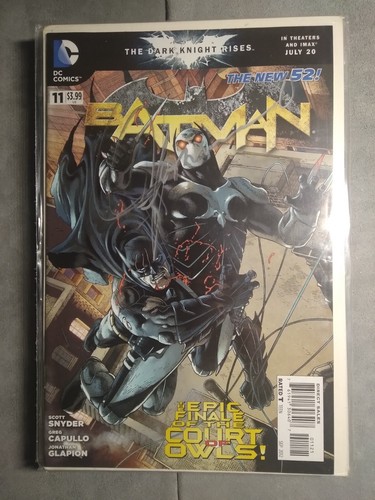 GREG CAPULLO AUTOGRAPHED ARTIST OF BATMAN COMIC BOOK | eBay