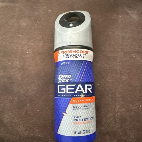 Speed Stick Gear Deodorant Body Spray Clean Peak 4oz Discontinued | eBay