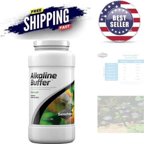 Alkaline Buffer Powder for Fish Aquariums 600g Raises pH and Alkalinity ...