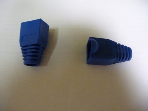 GENERIC RJ45-boot Qty of 50 per Lot Blue boots (RJ 45 cap) | eBay