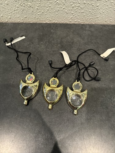 Vintage Power Ranger Crystal Necklace 1995 Plastic Clear Jewel Lot Of 3 ...