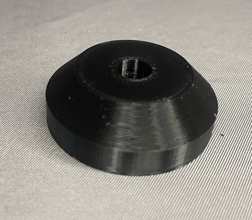 2 Pk Black Plastic Dome Turntable Adapter Inserts for 7” 45rpm Vinyl ...