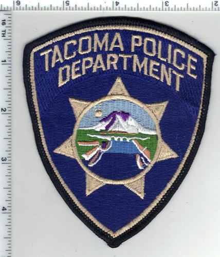 Tacoma Police (Washington) 2nd Issue Uniform Take-Off Shoulder Patch | eBay