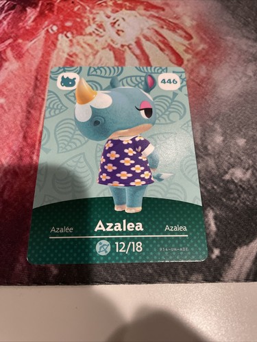 AZALEA # 446 Animal Crossing Amiibo Card SERIES 5 MINT NEVER SCANNED ...