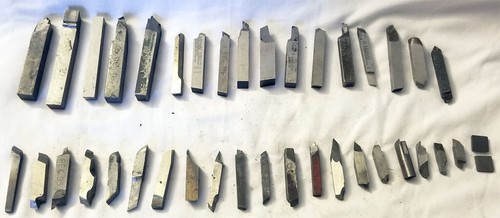 Lot of mixed Lathe Cutting Bits; High Speed Steel, Cobalt: Mo-Max, Rex ...