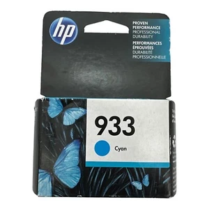 Genuine HP 933 Cyan Ink Cartridge New Sealed Exp: 2018 | eBay