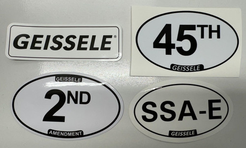 Lot of 4 Shot Show GEISSELE Automatics Stickers Decals | eBay