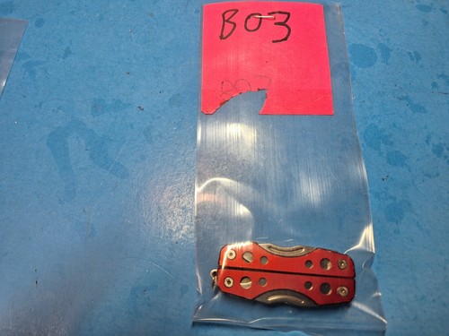 1 Gerber MINI CLUTCH MULTI TOOL Red NICE LOT B03 | eBay