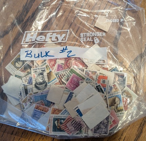 Bulk US Stamps. 1000 off paper (Lot 1) | eBay