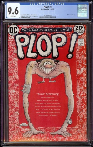 Plop! # 1 CGC 9.6 White (DC, 1973) Basil Wolverton cover | eBay