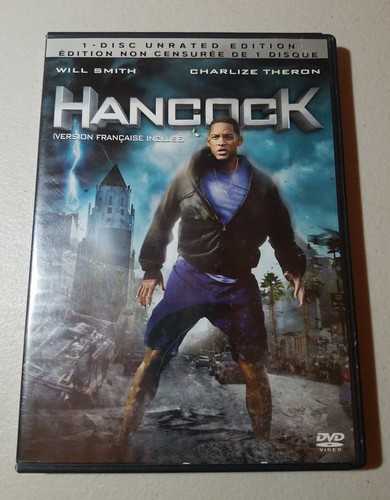 Hancock (DVD, 2008, Unrated Single Disc Version With French Version ...