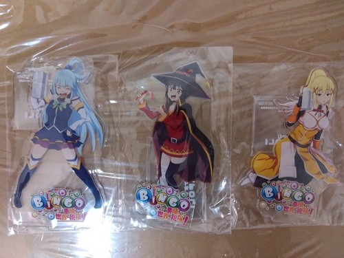 Konosuba Aqua Megumin Darkness Acrylic Stand Set Anime Blessing On This ...