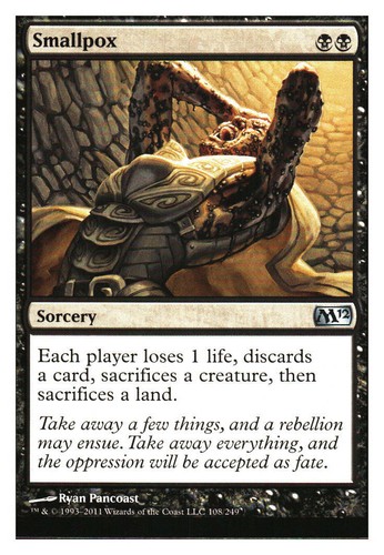 Smallpox Magic 2012 (M12) MTG - NM+ | eBay