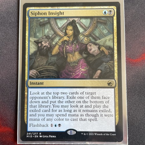 MTG Siphon Insight Innistrad: Midnight Hunt 241/277 Regular Rare | eBay