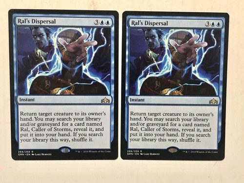 2x Ral's Dispersal- Guilds of Ravnica- Magic The Gathering MTG- NM/LP ...