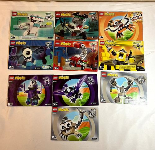 Lego Manuals / Instruction Booklets - Lot of 10 Mixels | eBay