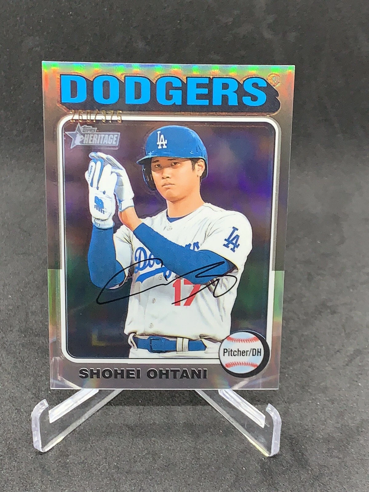 Shohei Ohtani 2024 Topps Heritage #371 Chrome - Silver Refractor /375 ...