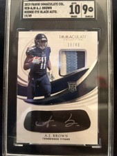 AJ Brown Football Trading Card Database