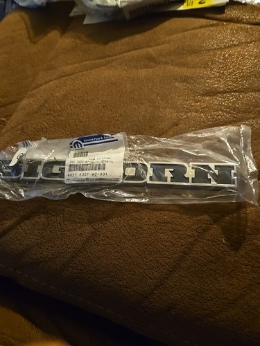 2019 2020 Ram 1500 DT Bighorn Emblem Genuine Mopar 68276321AC | eBay