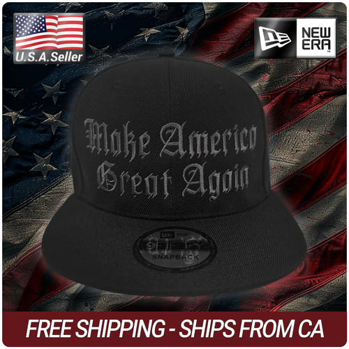 Dark Gothic MAGA Donald Trump New Era Hat Never Surrender Elon Musk Cap ...