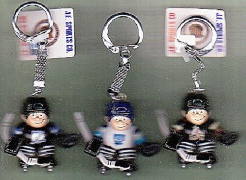 Goalie UHL - J.F.SPORTS MOHAWK VALLEY PROWLERS KEYCHAIN | eBay
