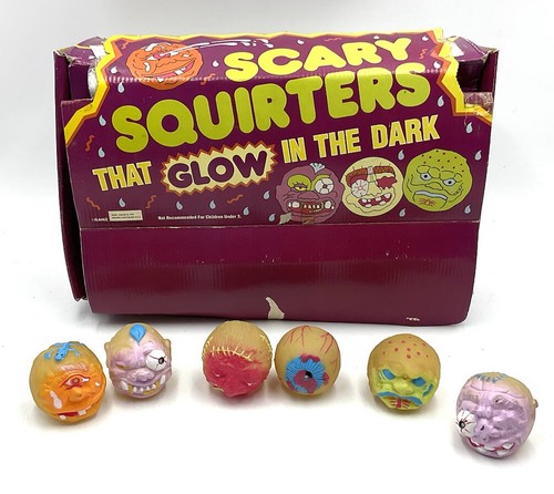 Vintage KO Madballs Gross Wacky Ball Brains Monster Scary Ball + Box ...