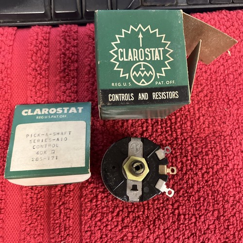 CLAROSTAT A10 40K OHM 4 WATT POTENTIOMETER NOS | eBay