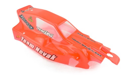 Team Losi XX4 Orange Painted Body Mounted Only XX-4 4wd Buggy 1:10 TLR ...