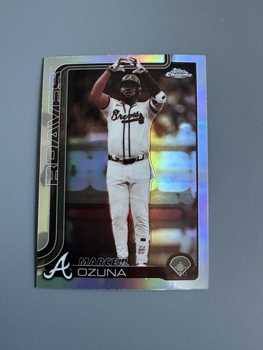 2025 Topps Chrome - Marcell Ozuna #250 Sepia Refractor Braves | eBay