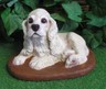1436 Sitting Cocker Springer Spaniel Puppy Dog On Base Latex Fiberglass ...